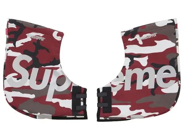 Supreme Windstopper Handlebar Mitts - Red Camo | Editorialist